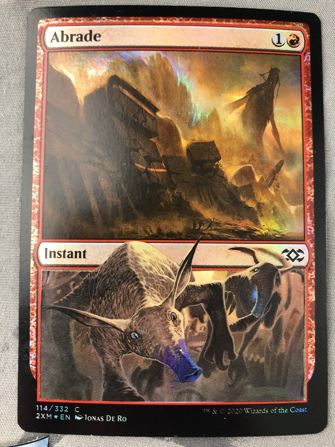 Abrade Full Art Textless Alter - Etsy