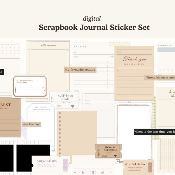 Journal Stickers - Etsy