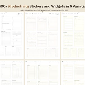 Everyday Essential Stickers Productivity Stickers - Etsy