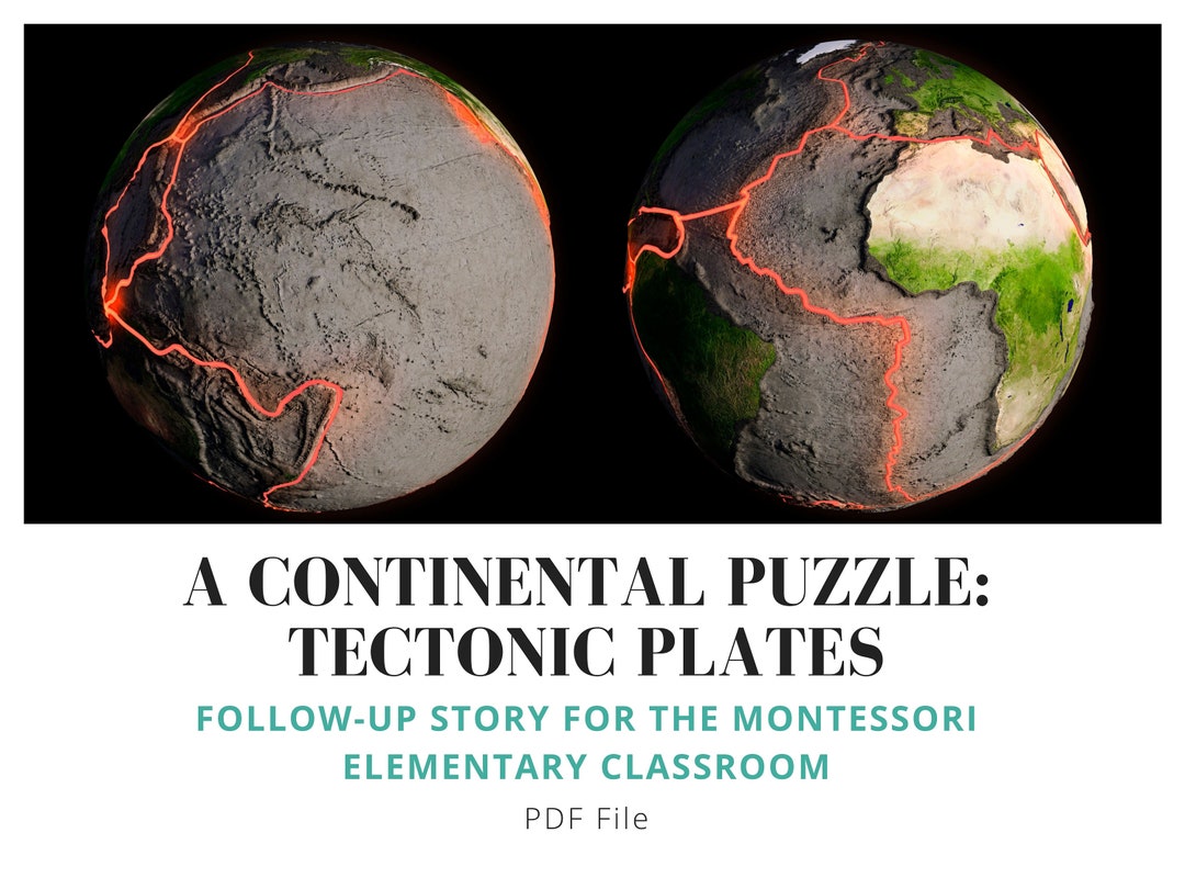 Montessori Second Great Story Follow-up: Tectonic Plates - Etsy