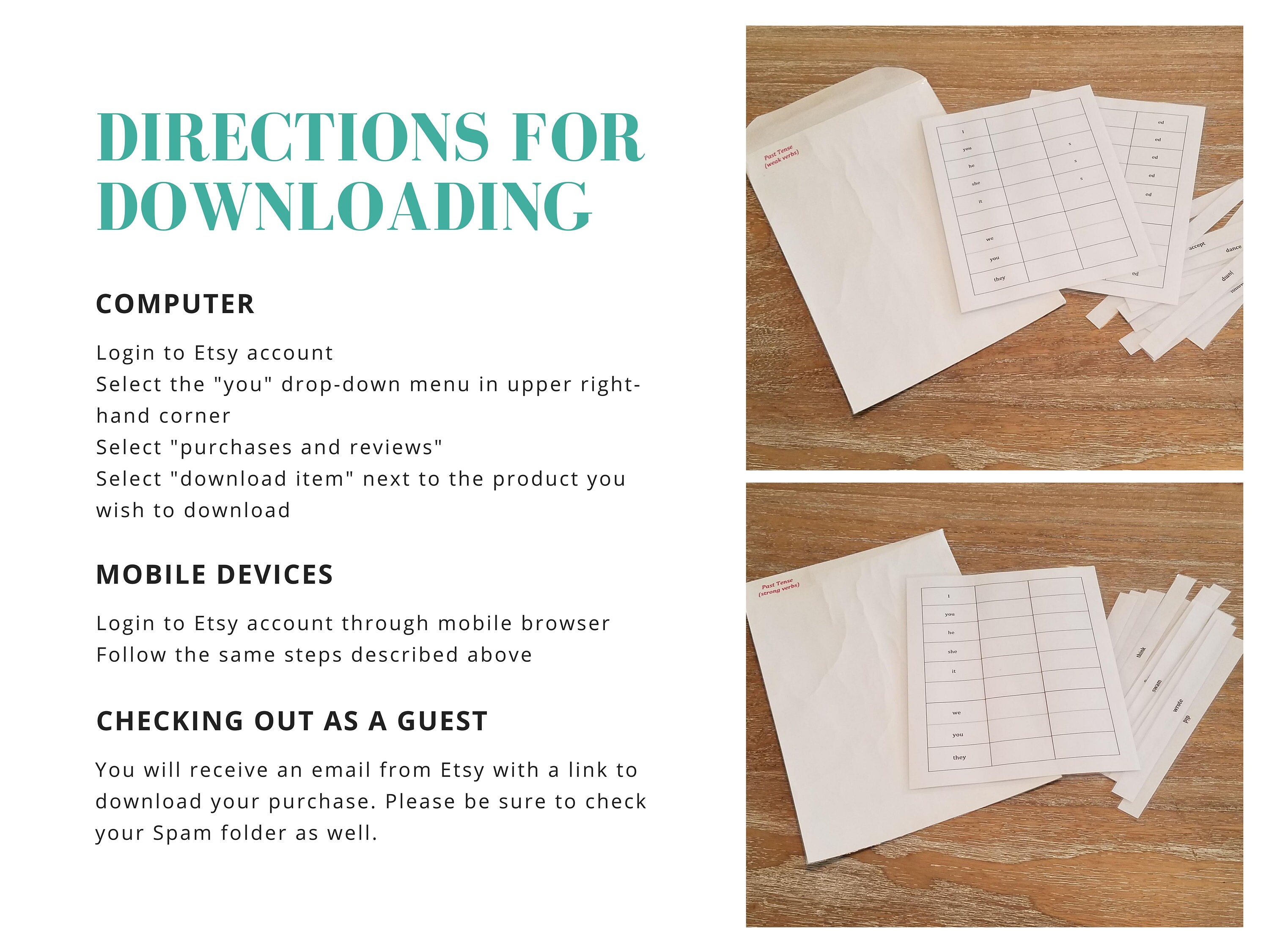 Montessori Past Tense Verb Conjugation Packets Printable Template ...