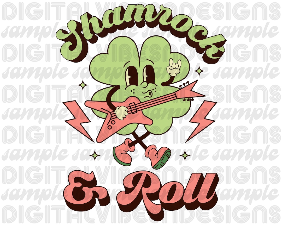 Shamrock & Roll Png | Four Leaf Cover Png | St Patricks Day Clipart ...