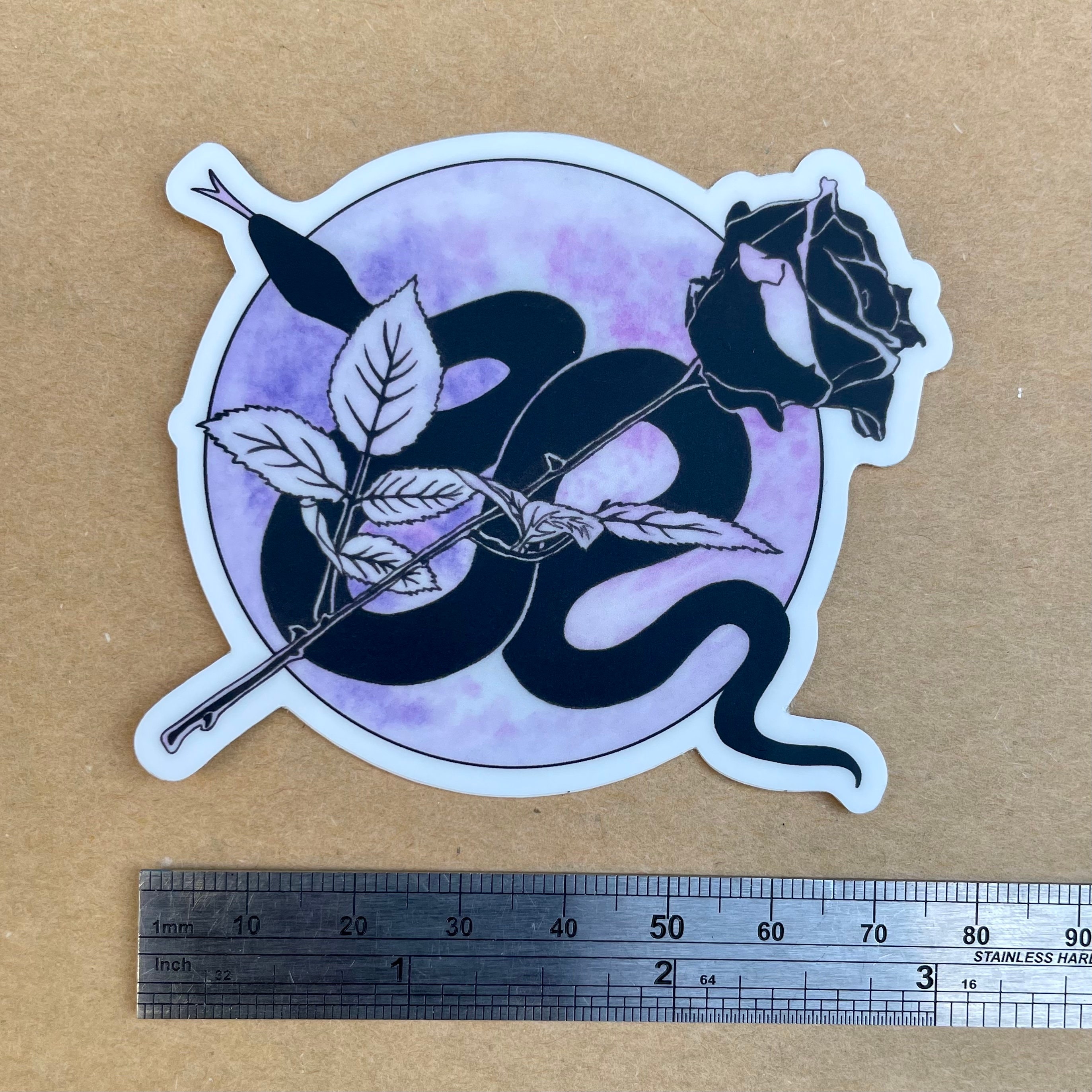 Snake Sticker Cosmic Snake Design - Etsy