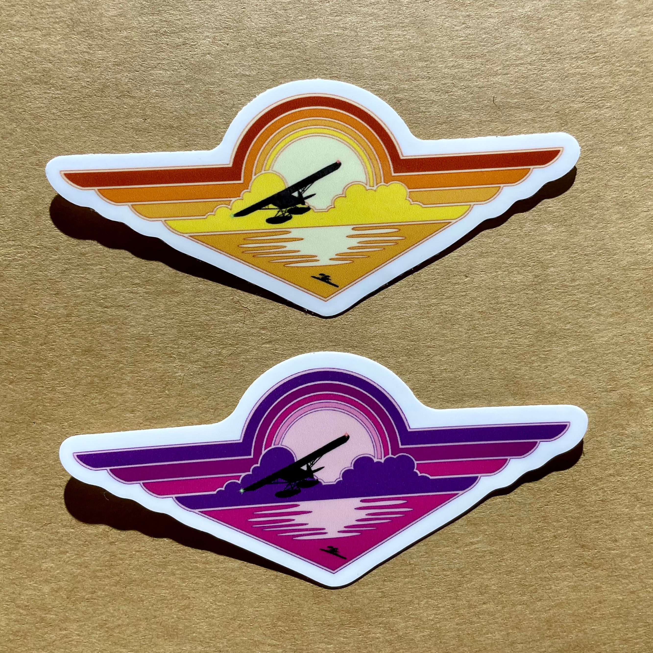 Seaplane Stickers Aviation Gift for Pilots Float Plane Sticker - Etsy