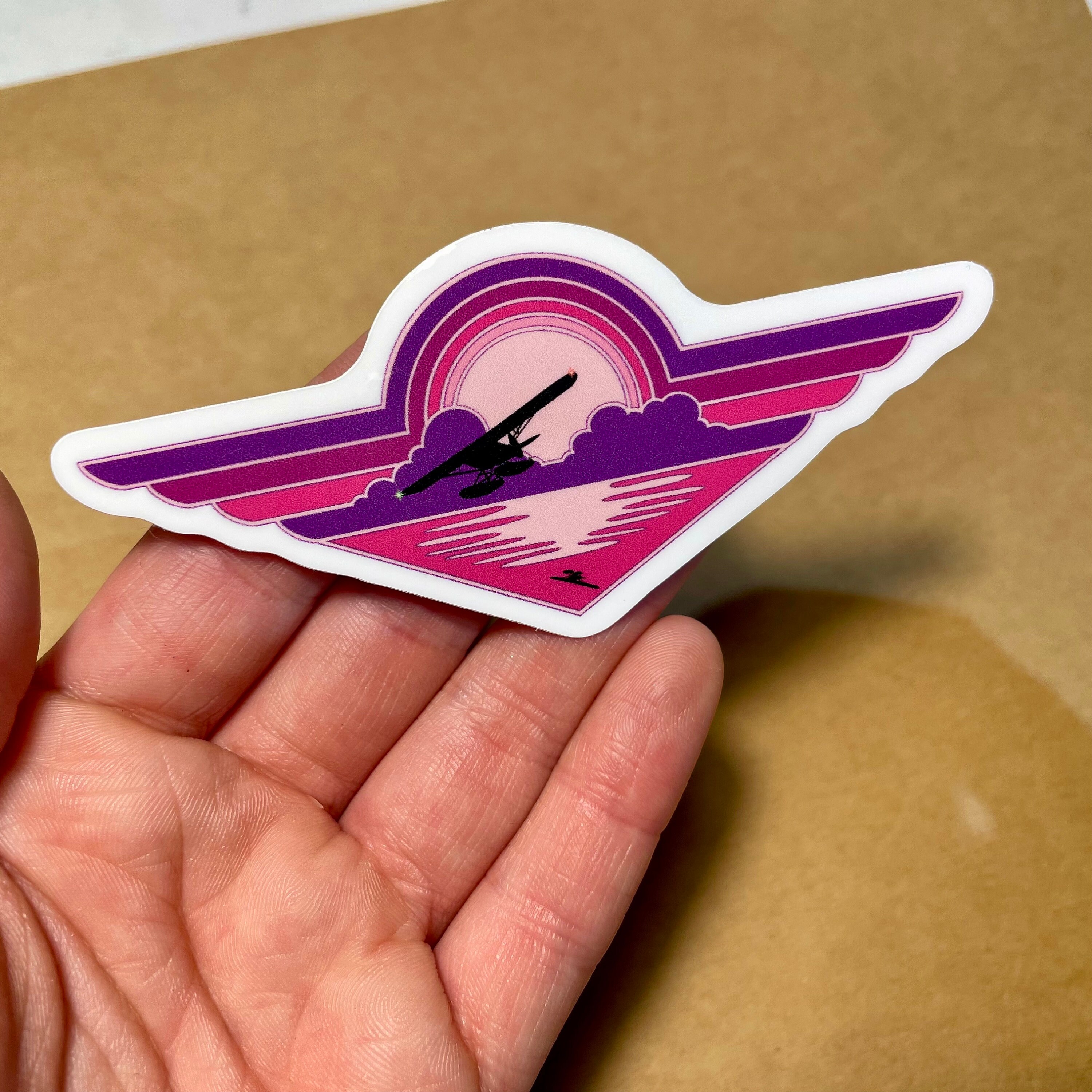 Seaplane Stickers Aviation Gift for Pilots Float Plane Sticker - Etsy