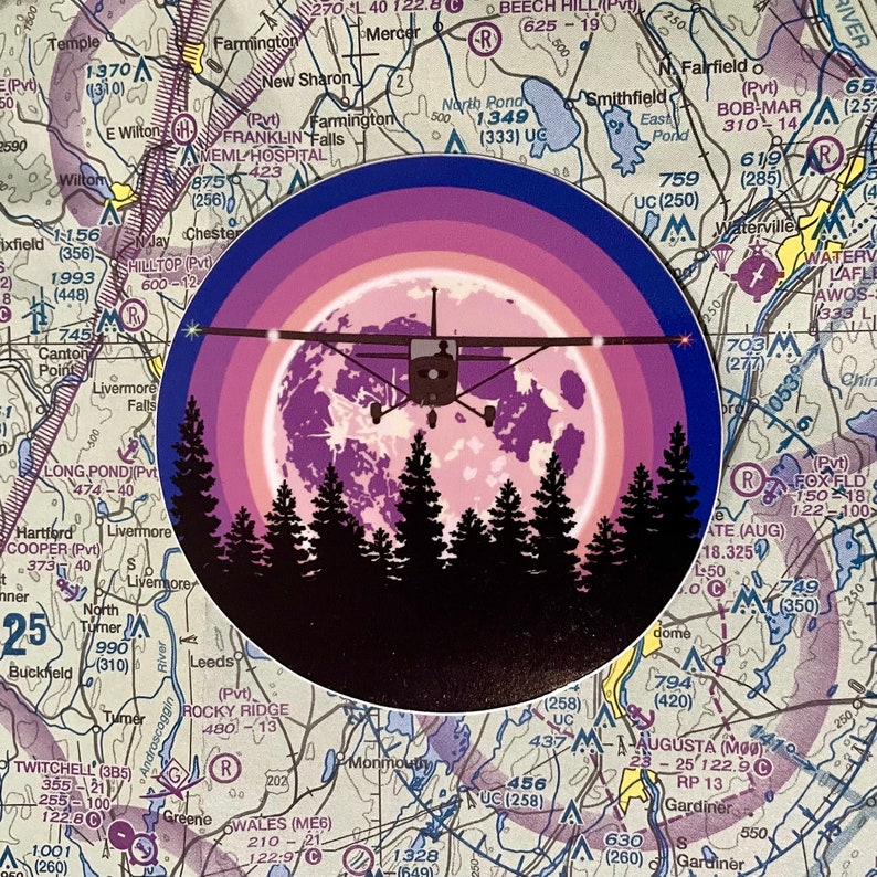 Cessna 172 Sticker Aviation Sticker for Pilot Cessna 172 Airplane ...