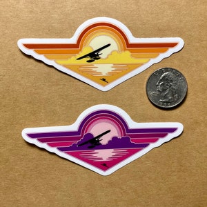 Seaplane Stickers Aviation Gift for Pilots Float Plane Sticker - Etsy