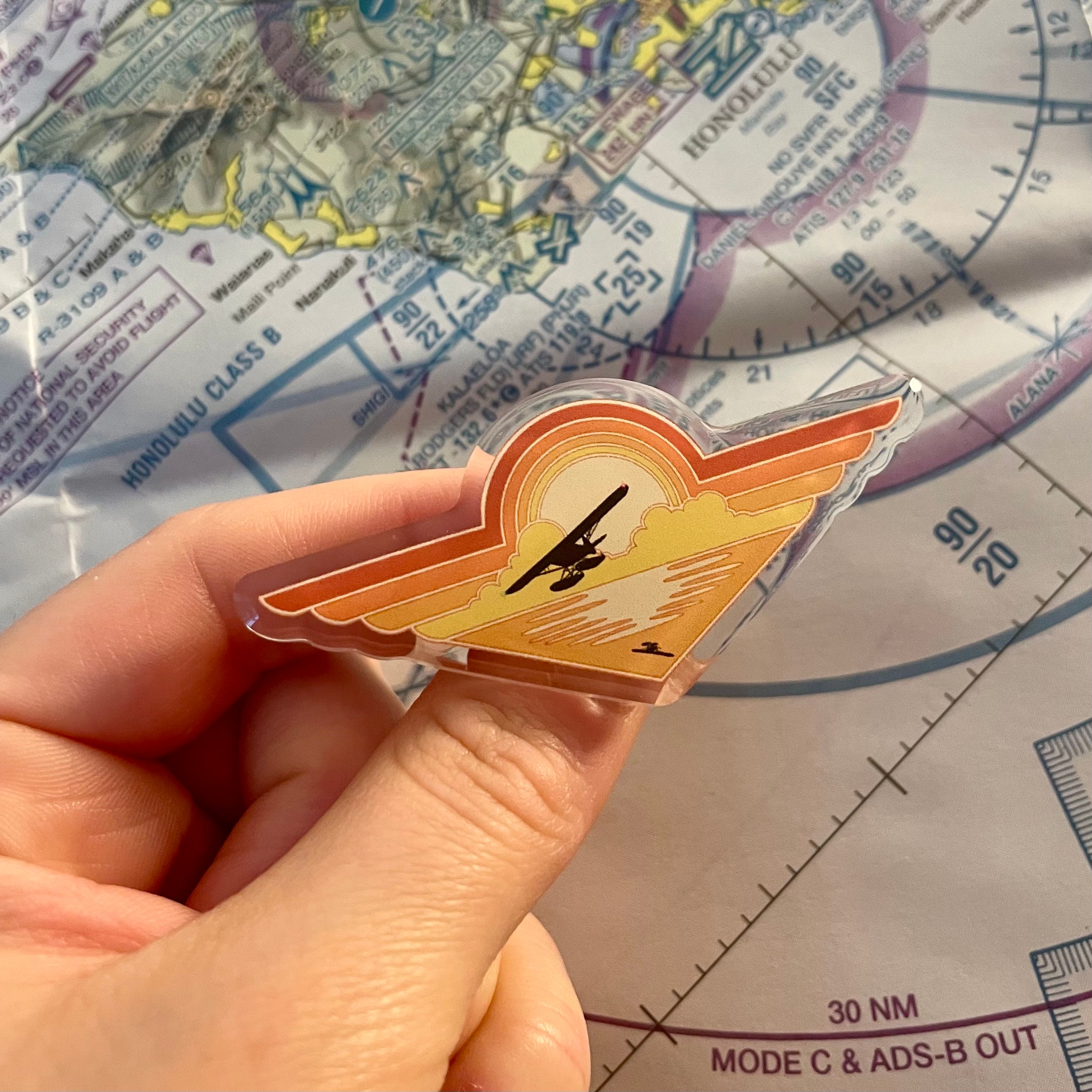 Aviation Pin-seaplane Design Pilot Wings Pin Gift for Aviation Lover - Etsy