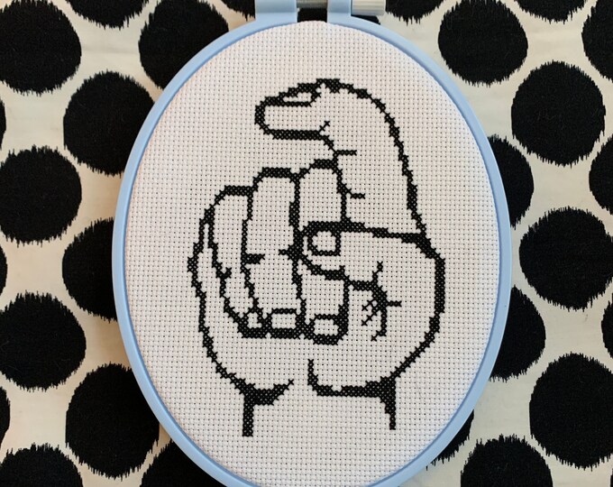Sign Language Abc's Alphabet Cross Stitch Pattern ASL - Etsy Canada