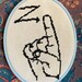 Letter Z in American Sign Language (ASL) - Cross Stitch Pattern - PDF ...