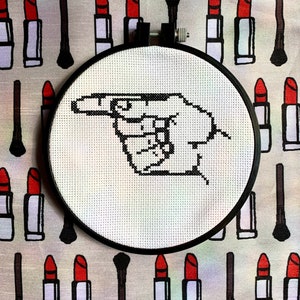 Letter G in American Sign Language (ASL) - Cross Stitch Pattern - PDF ...