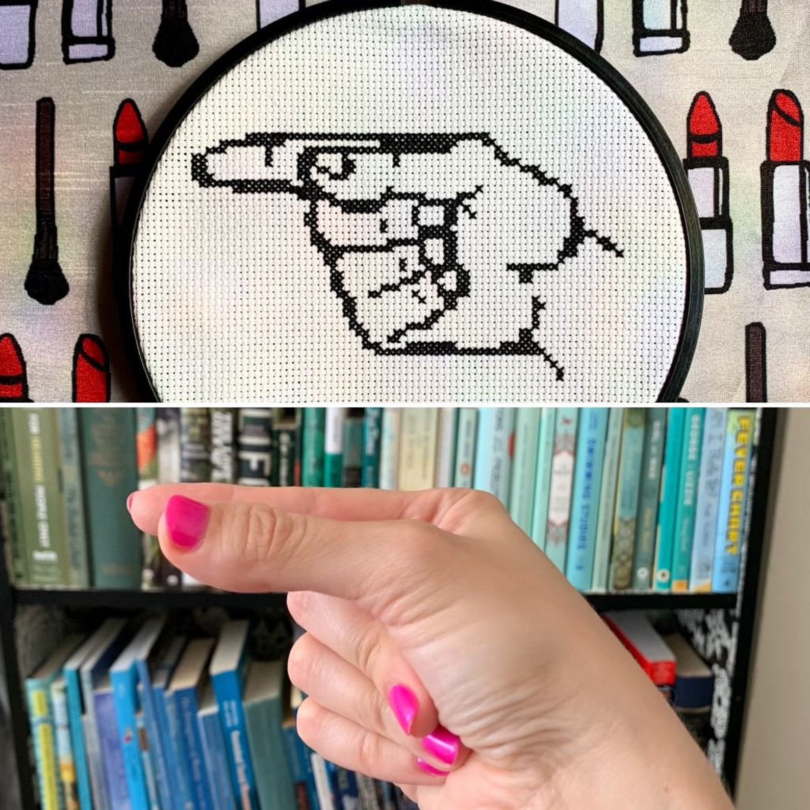 Letter G in American Sign Language (ASL) - Cross Stitch Pattern - PDF ...
