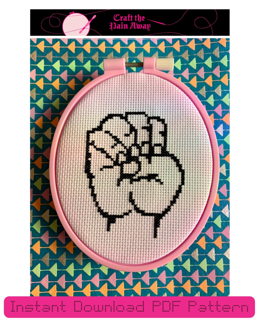 Letter E in American Sign Language (ASL) - Cross Stitch Pattern - PDF ...
