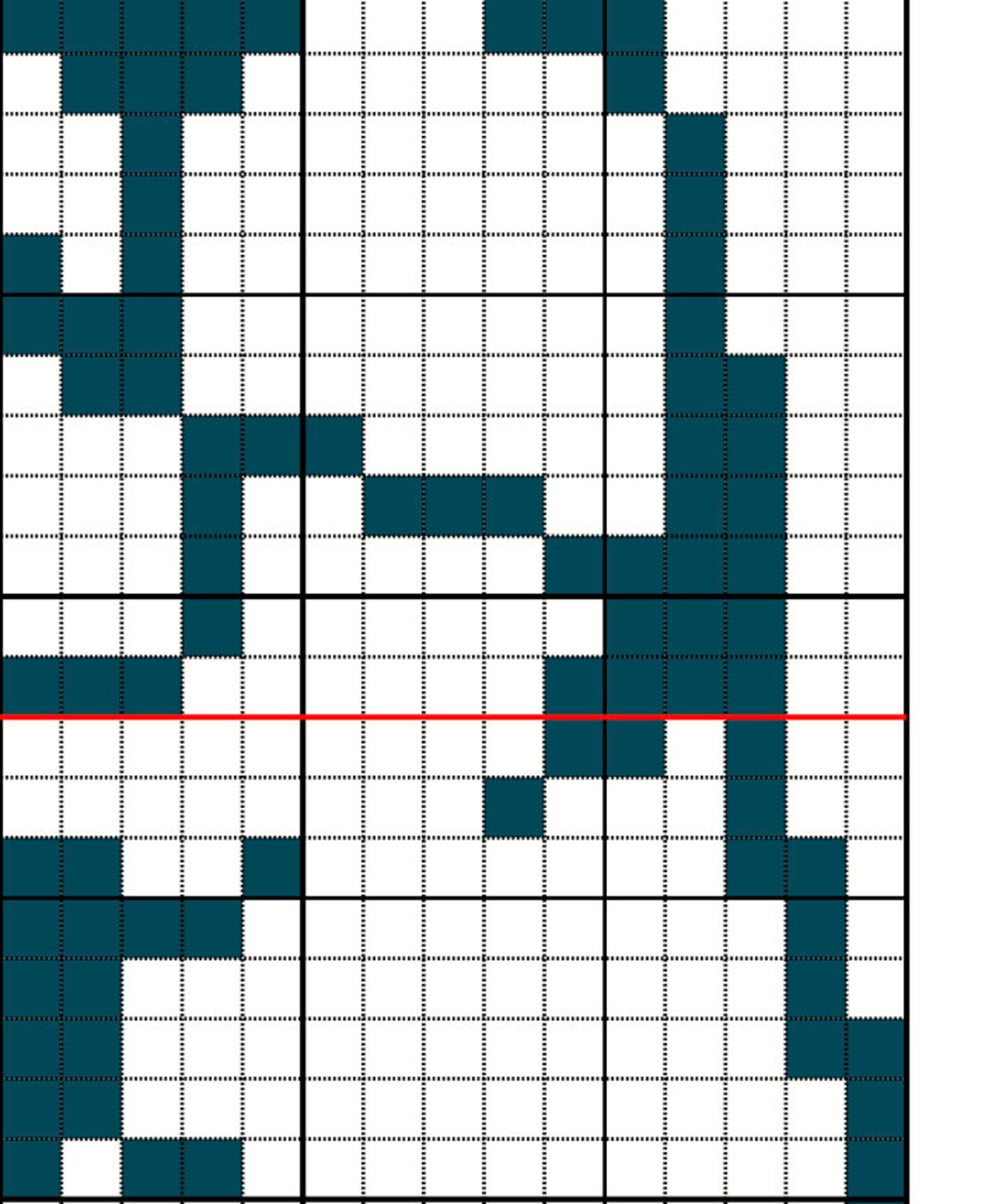 Letter S in American Sign Language (ASL) - Cross Stitch Pattern - PDF ...