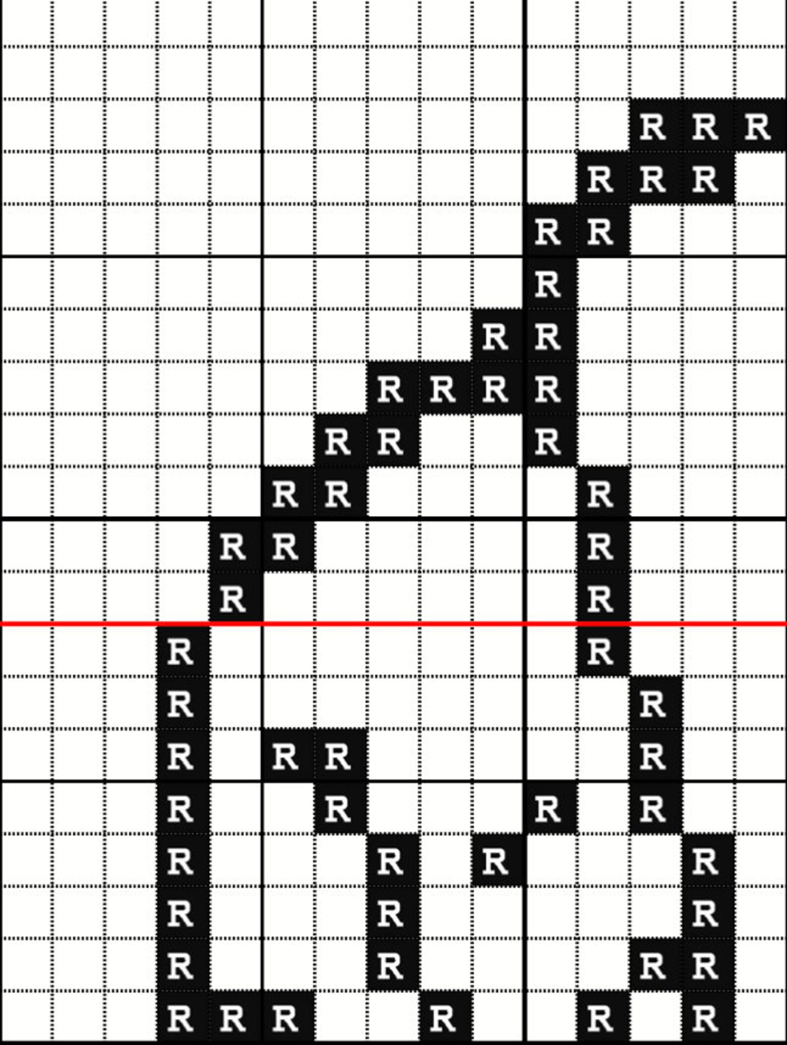 Letter S in American Sign Language (ASL) - Cross Stitch Pattern - PDF ...