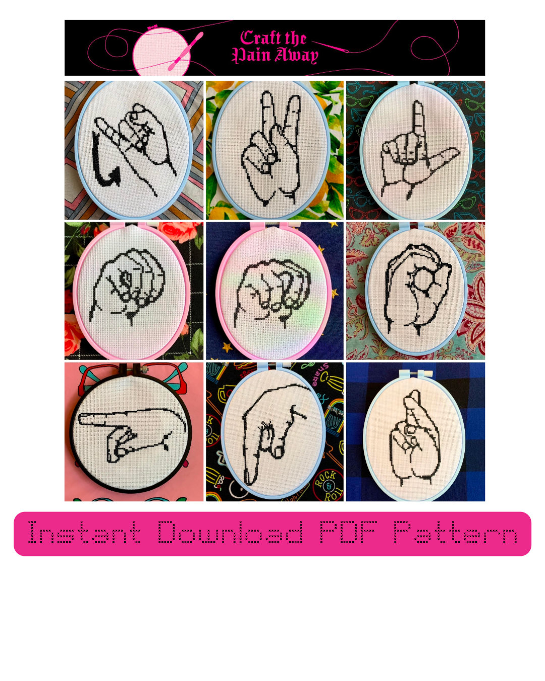 American Sign Language (ASL) Alphabet, All 26 Letters A-Z - Cross ...