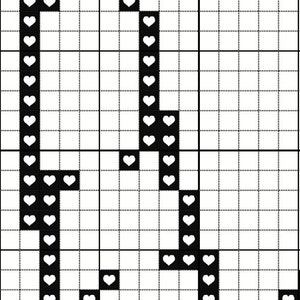 I Love You in American Sign Language (ASL) - Cross Stitch Pattern - PDF ...