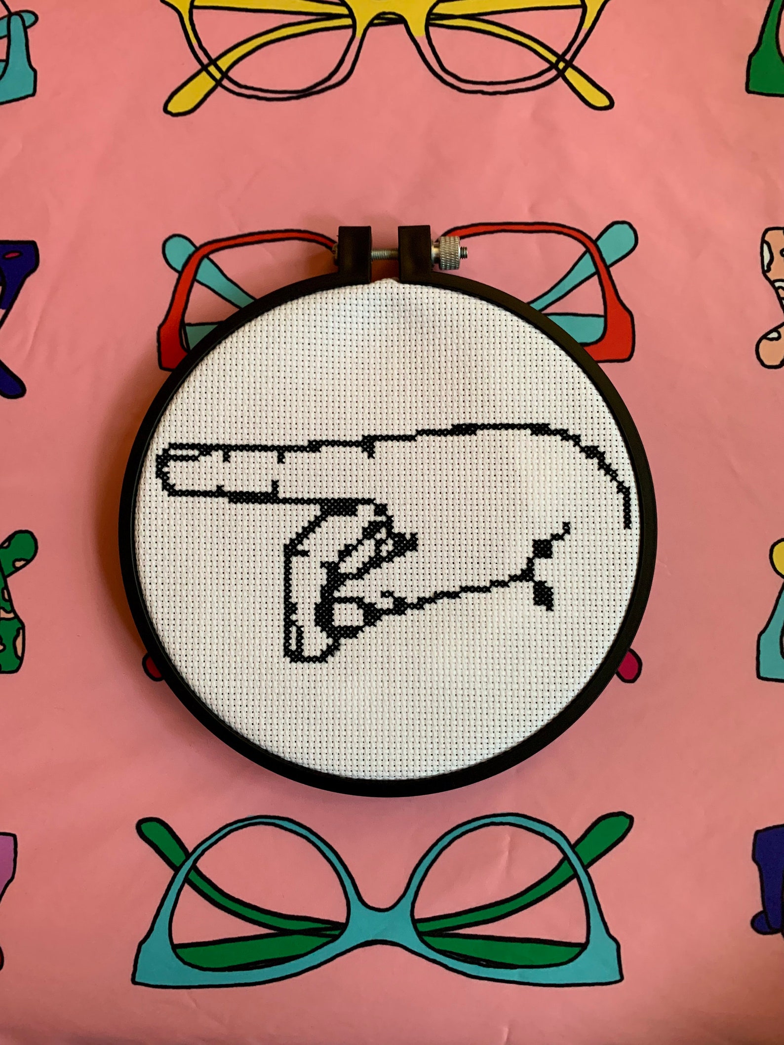 Letter P in American Sign Language (ASL) - Cross Stitch Pattern - PDF ...