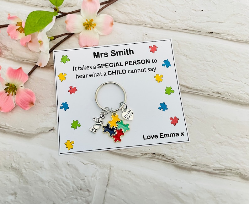 Gift for Teacher,teacher Gifts, Autism Awareness, Thank You Teacher ...