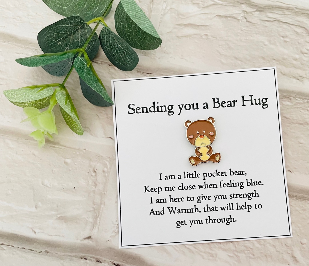 A Little Pocket Bear Hug Pin Badge Brooch- Ready to Give Bear Hugs to ...