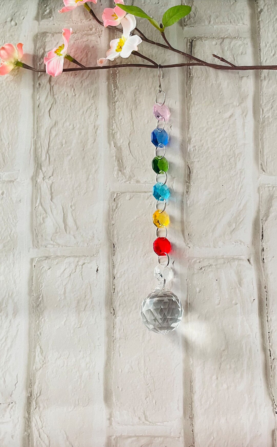 Memorial Loss Gift Sun Catcher “look for Me in the Rainbows” in Loving ...