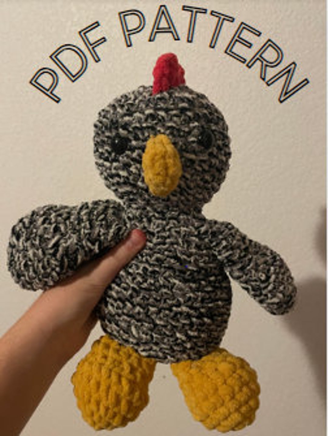 Crochet Chicken PDF Pattern - Etsy