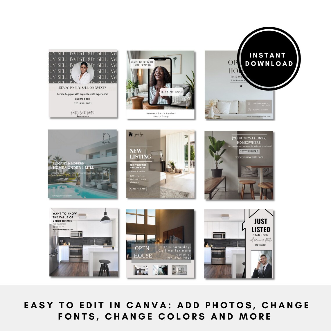 Real Estate Facebook AD, Easy Marketing Templates, Lead Magnet ...