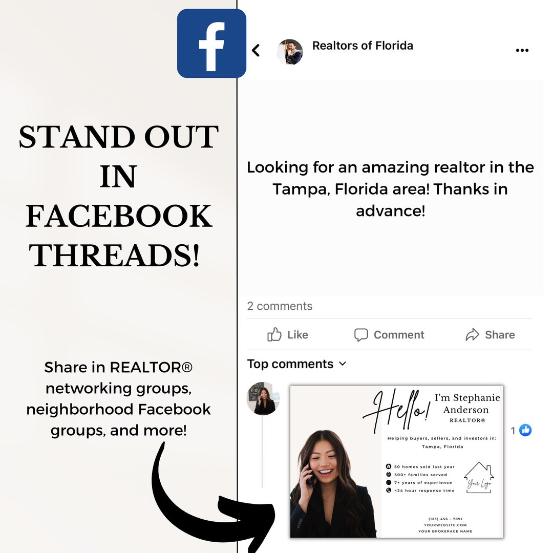 Real Estate Facebook Self Promotion Referral Post | Black Real Estate ...
