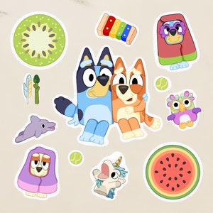 Bluey Sticker Pack - Etsy
