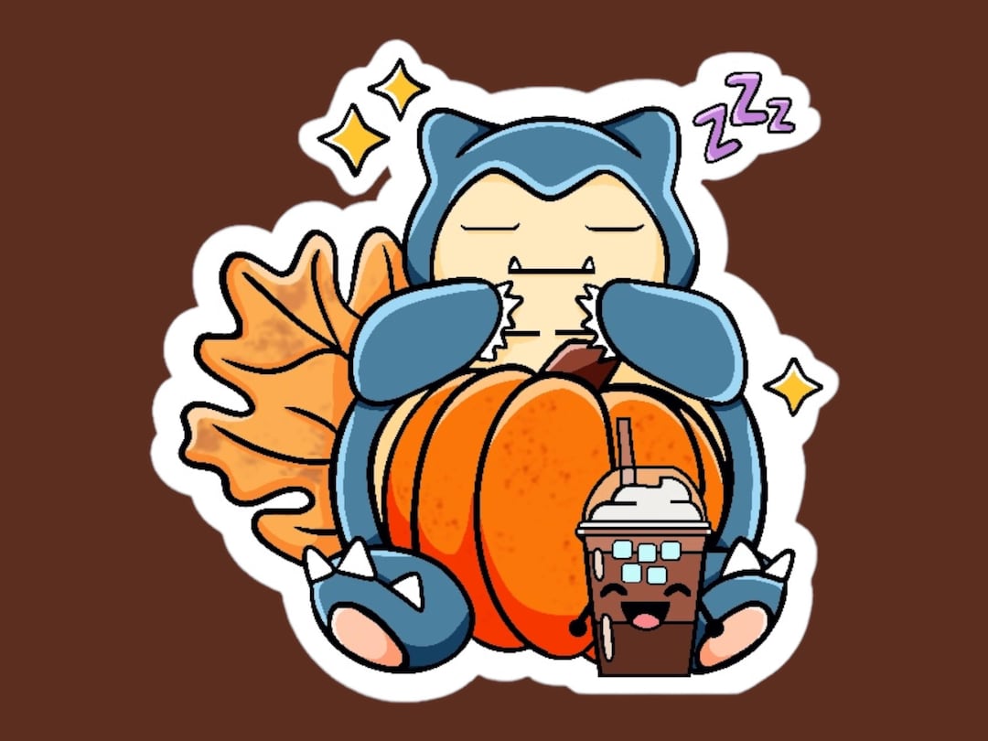Sleepy Snorlax Sticker - Etsy