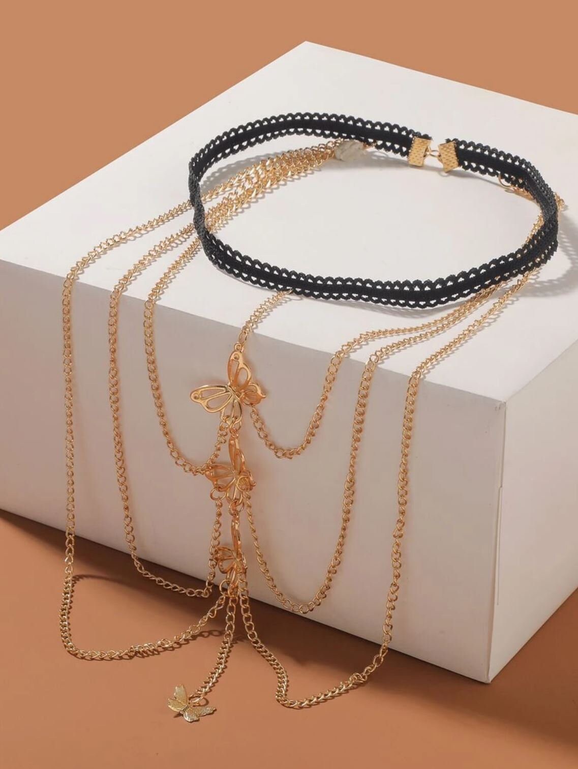 Women Sexy Body Chain Butterfly Leg Chain Women Leg Chain Butterfly Leg ...