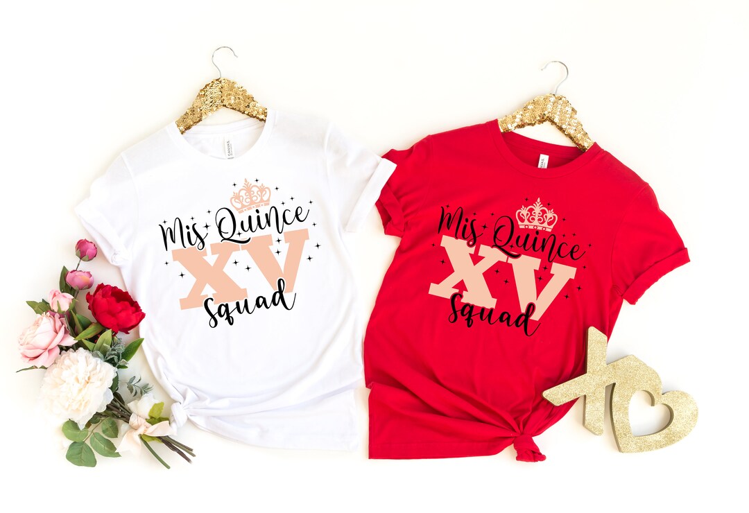 15 Year Old Birthday Shirt, Birthday Squad T-shirt for Girls, Birthday ...
