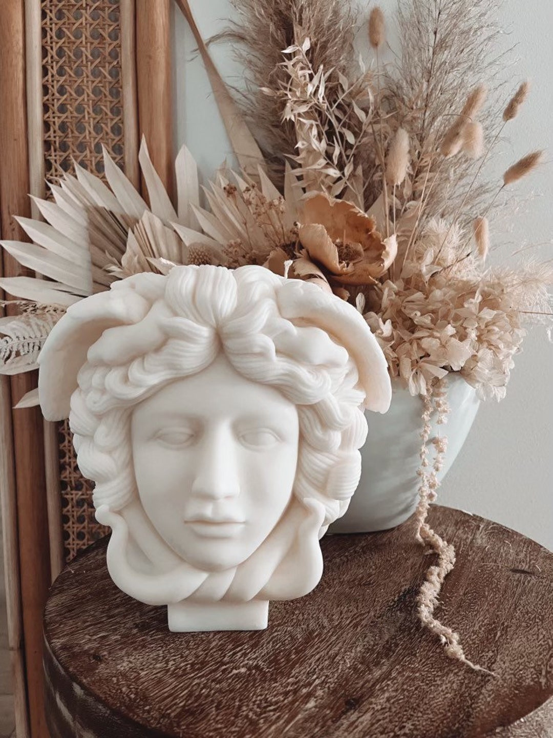 Medusa Candle I Sculptural Candle I Medusa Decor I Gifts for Her I ...