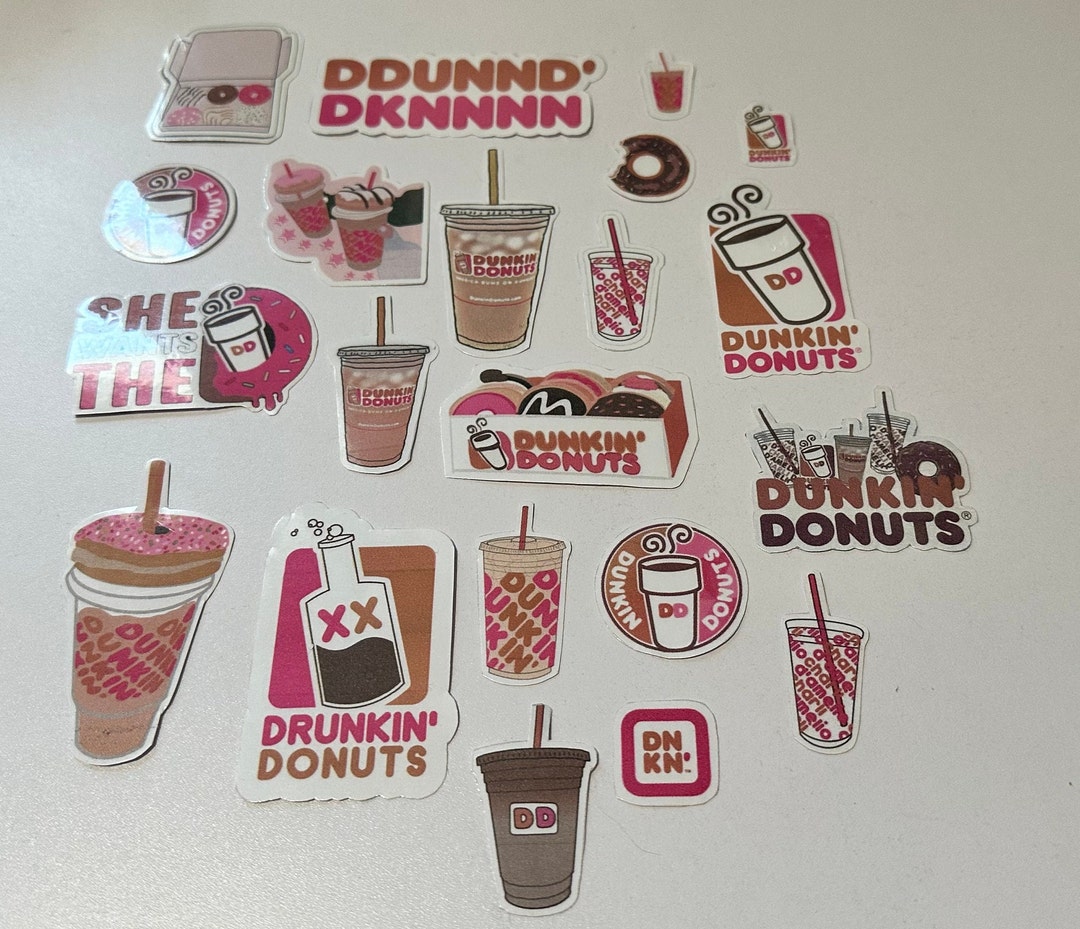 Dunkin' Donuts Planner Stickers: Coffee Run Reminder Stickers - Etsy