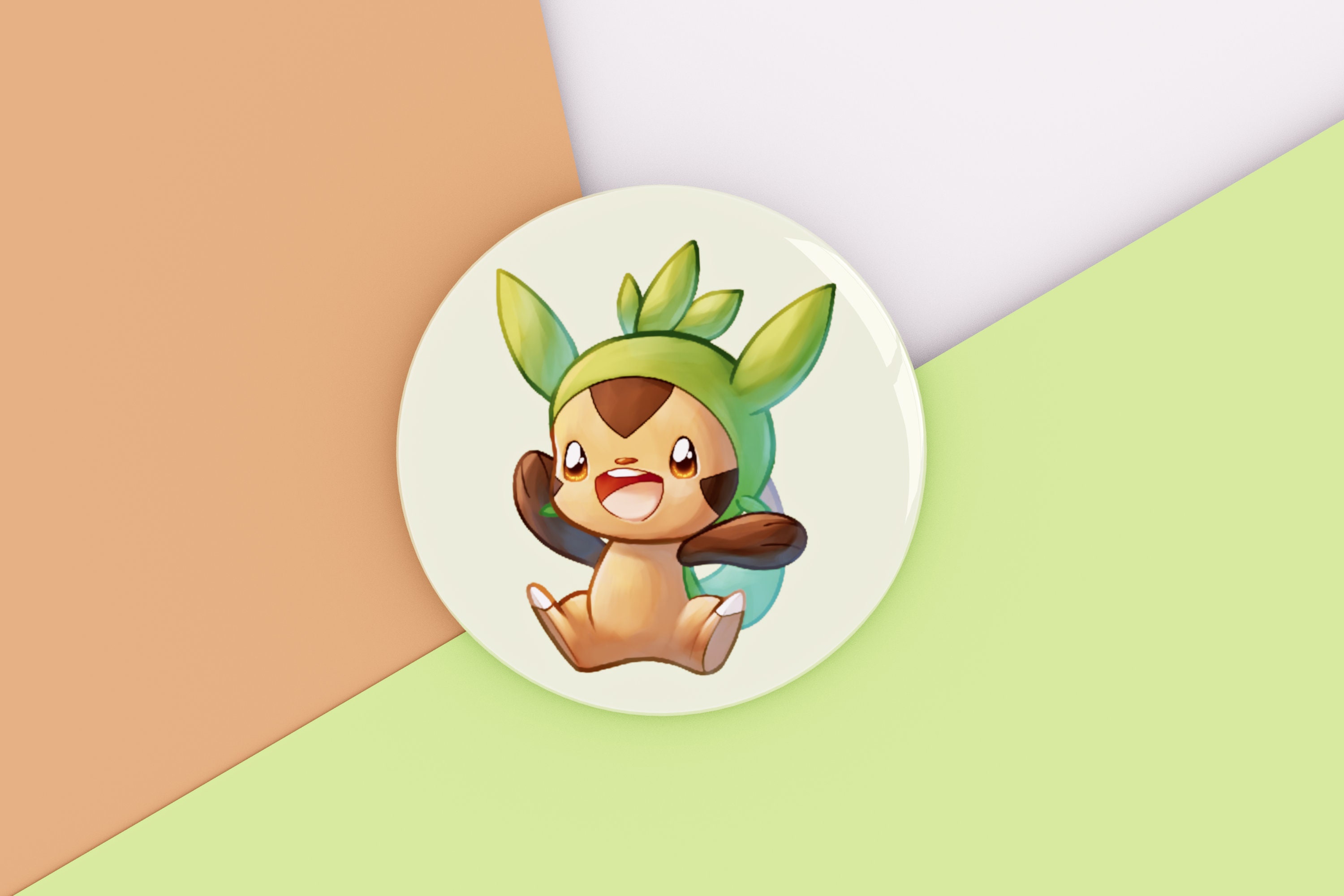 Pokemon Grass Starter Button Badges - Etsy