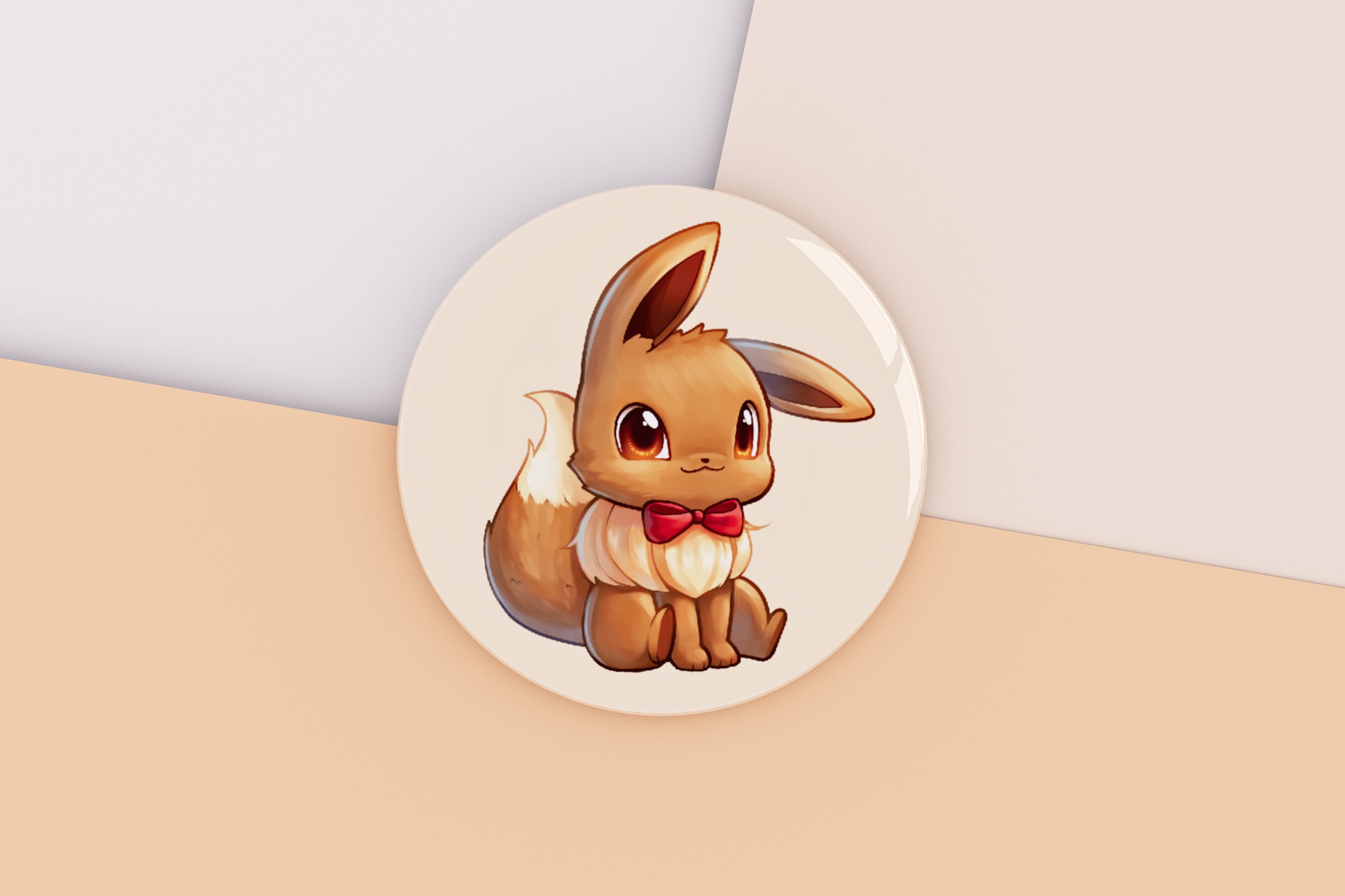 Pokemon Pikachu and Eevee Button Badges - Etsy Australia