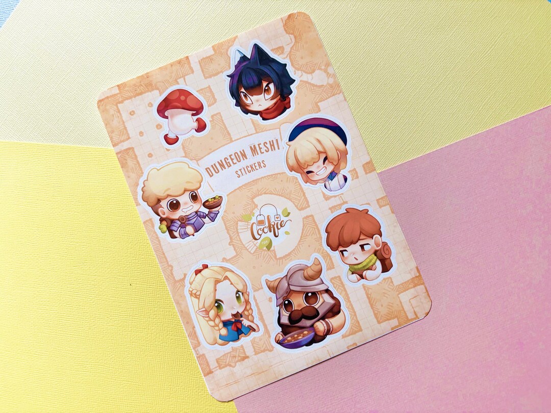 Dungeon Meshi Sticker Sheet - Etsy