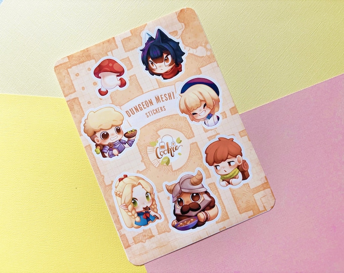 Dungeon Meshi 2" Stickers - Etsy Canada