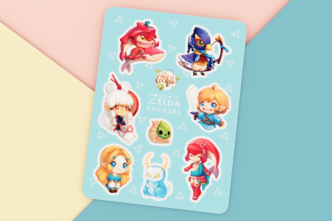 Legend of Zelda Sticker Sheet - Breath of the Wild - Etsy