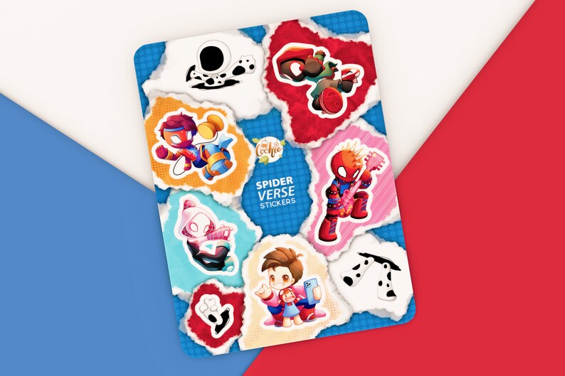 Spiderverse Sticker Sheet - Etsy