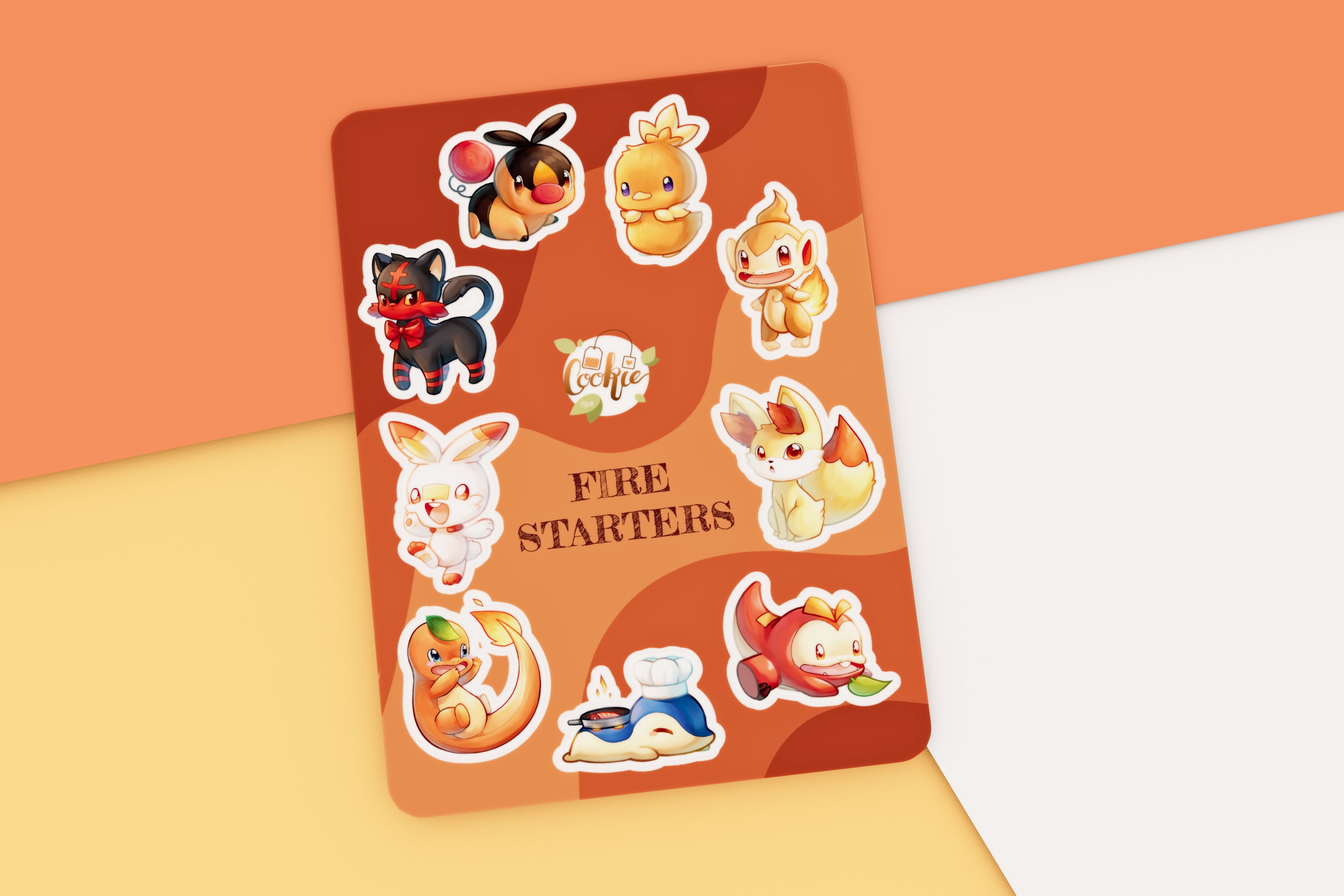 Pokemon Starter Sticker Sheets - Etsy