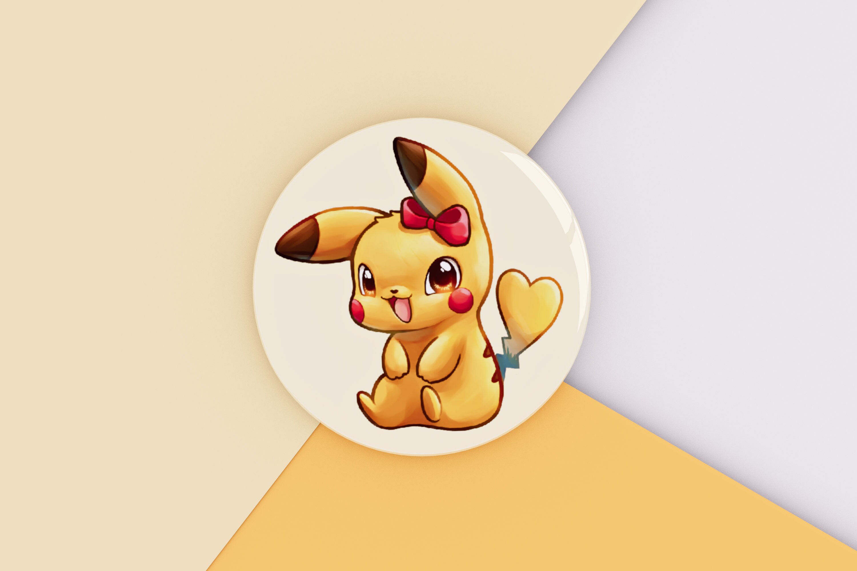 Pokemon Pikachu and Eevee Button Badges - Etsy Australia