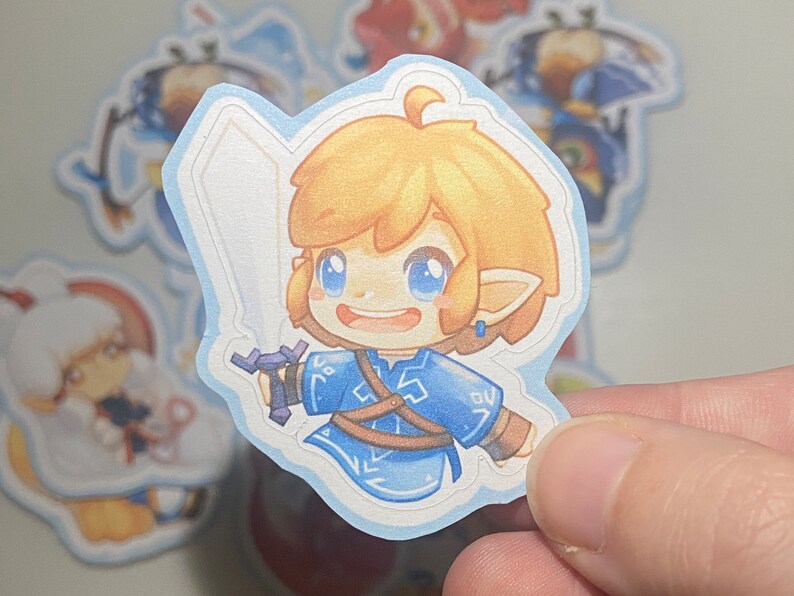 Legend of Zelda Sticker Sheet Breath of the Wild - Etsy