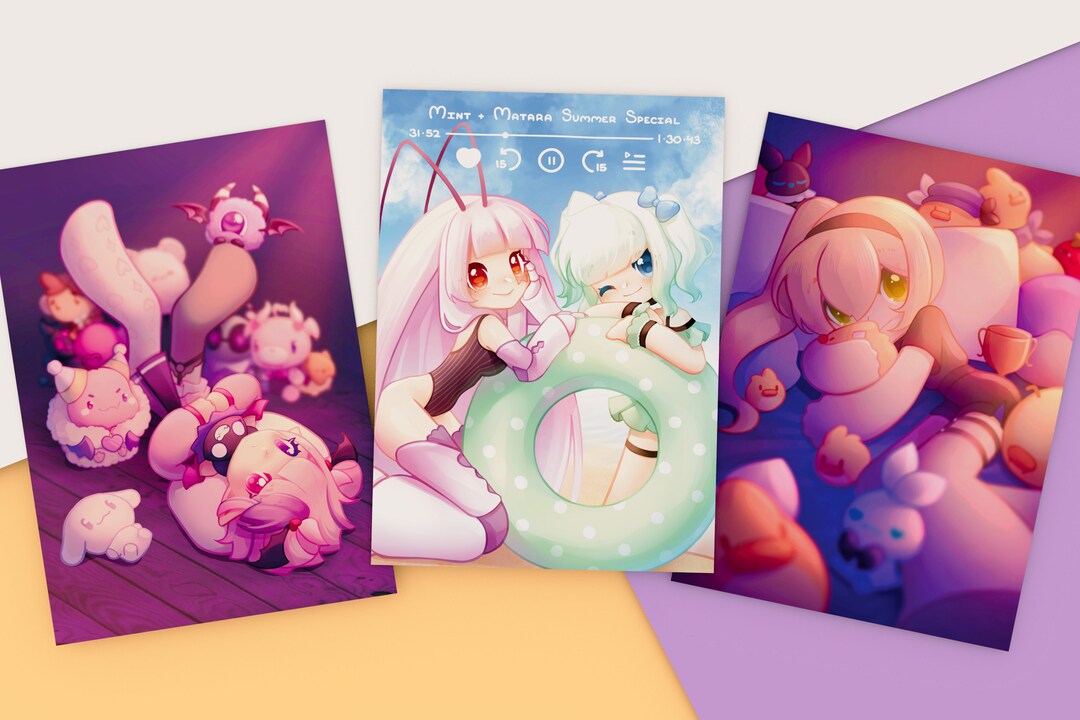 A5 Vtuber Prints Vshojo Indies - Etsy