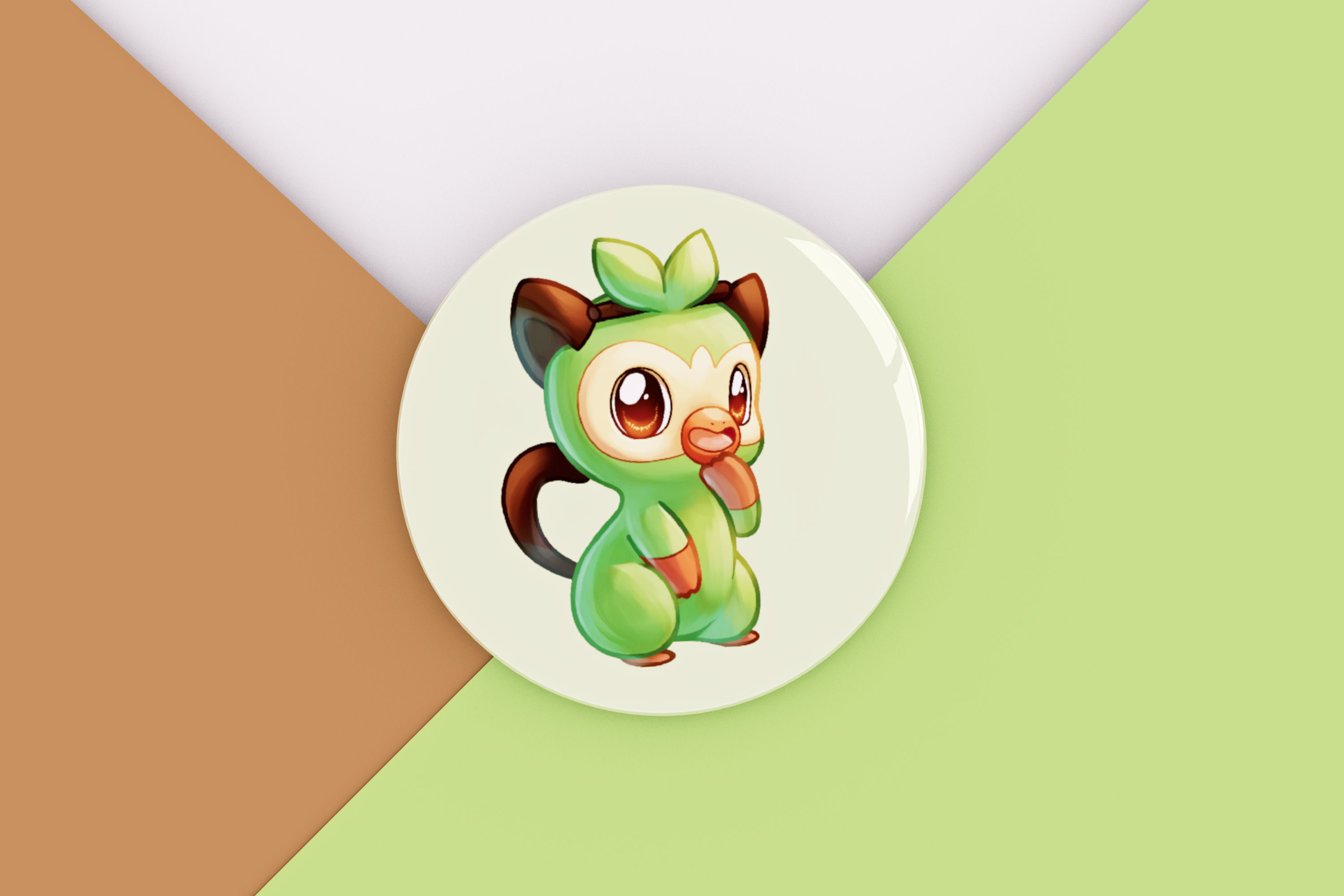 Pokemon Grass Starter Button Badges - Etsy