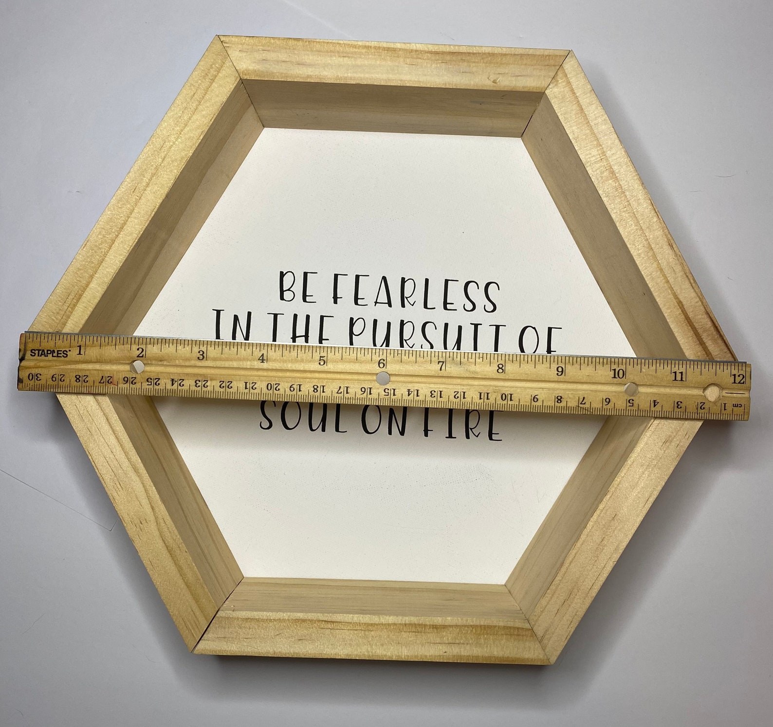 Hexagon Canvas Sign - Etsy