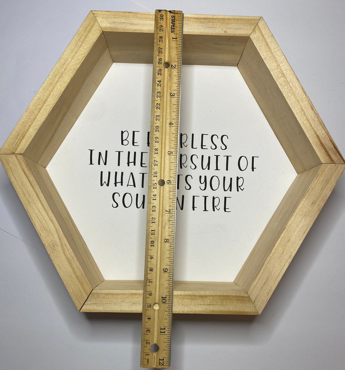 Hexagon Canvas Sign - Etsy