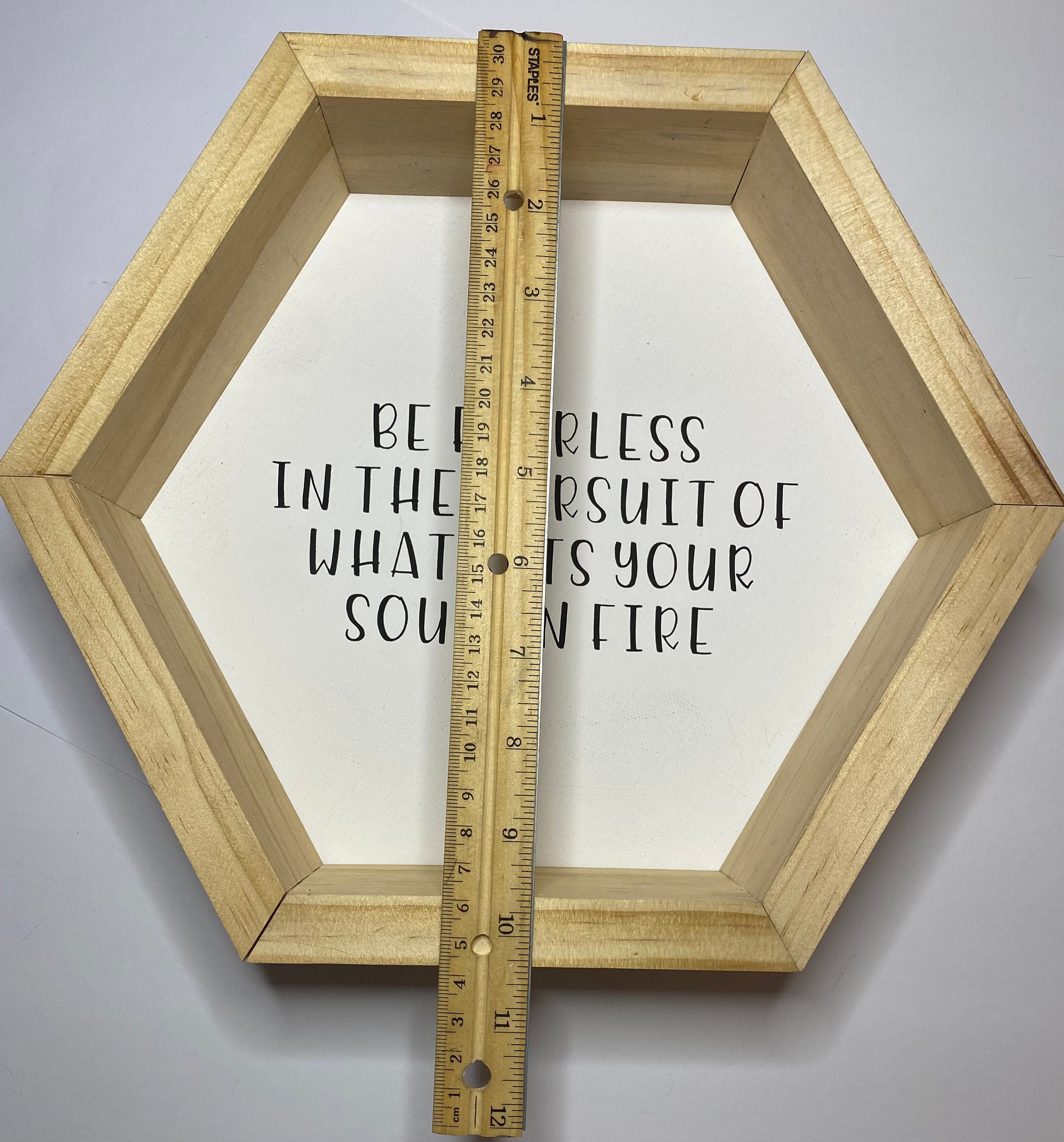 Hexagon Canvas Sign - Etsy