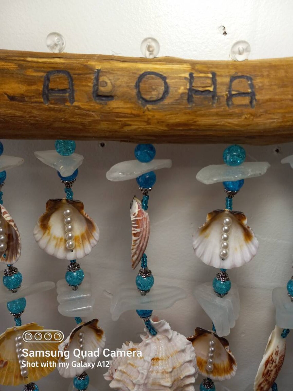 Seaglass & Shell Beach Chime - Etsy