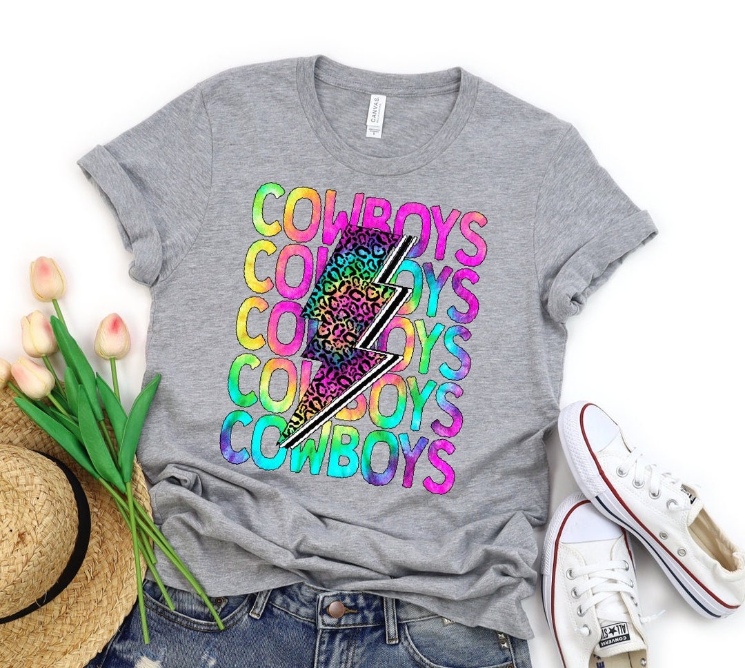 Cowboys Stacked Lightning Bolt PNG Only, Cute Teacher, Digital, School ...